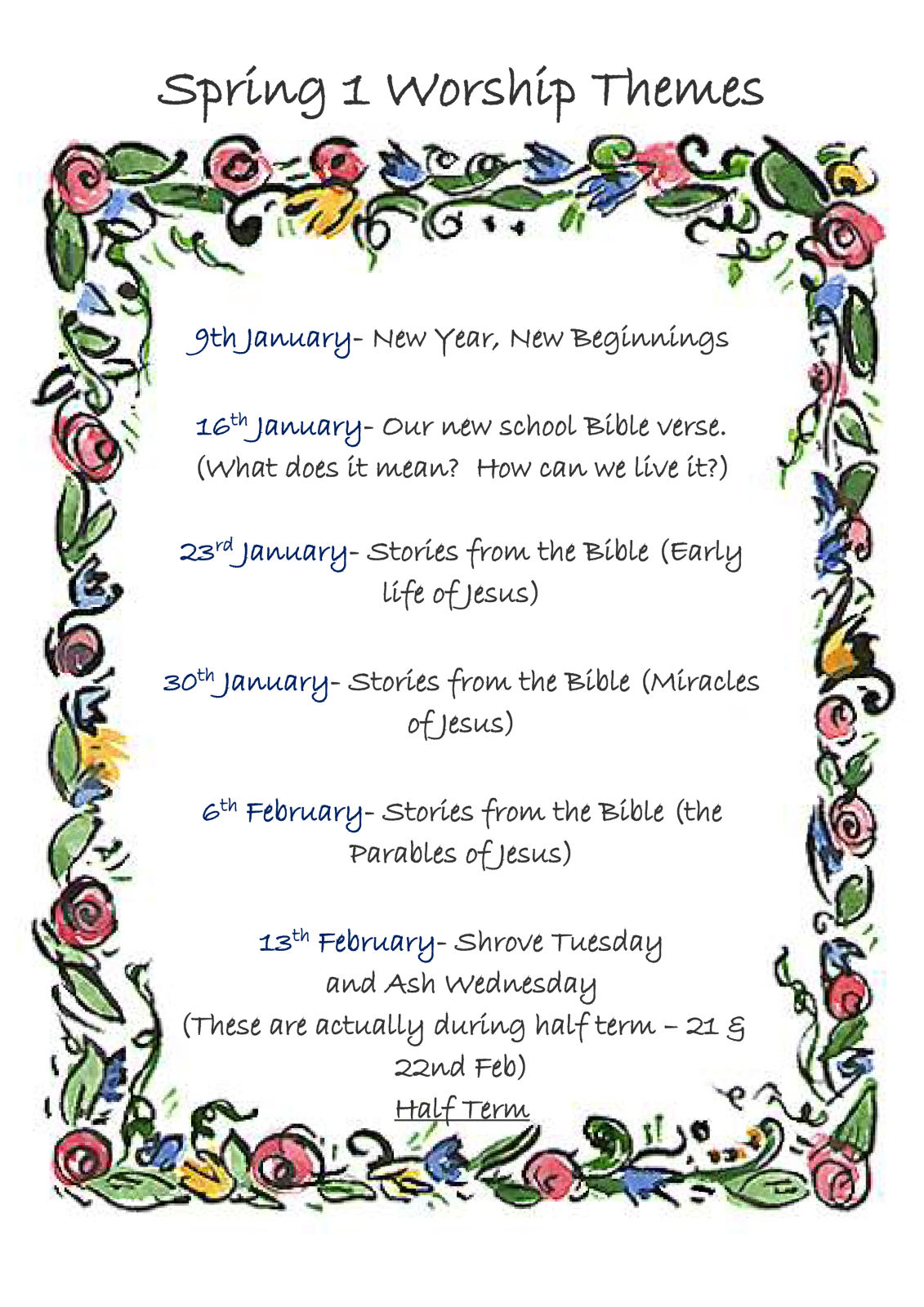 St Michael's Church of England Primary School - Collective Worship